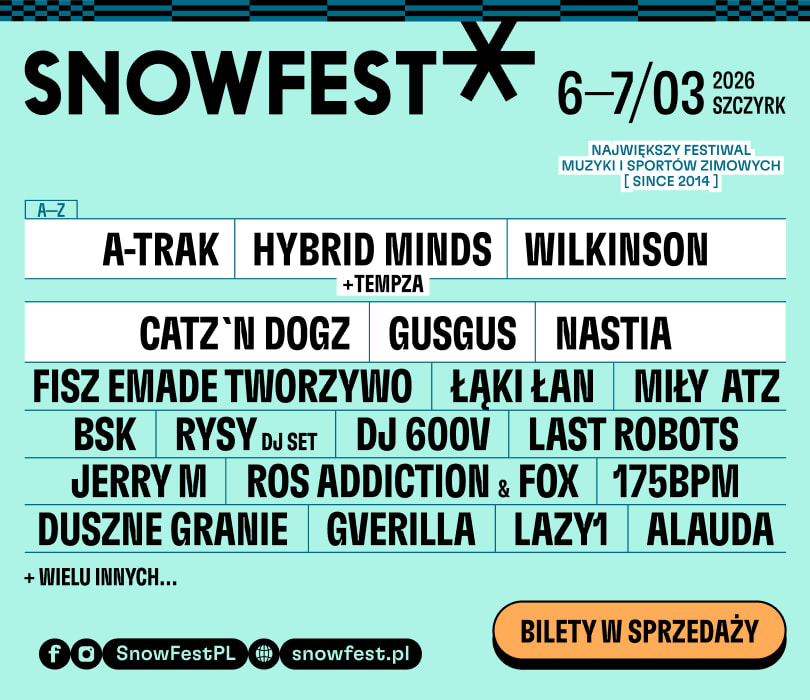 SnowFest Festival 2026, Bilety na Koncerty, Szczyrk | Going.