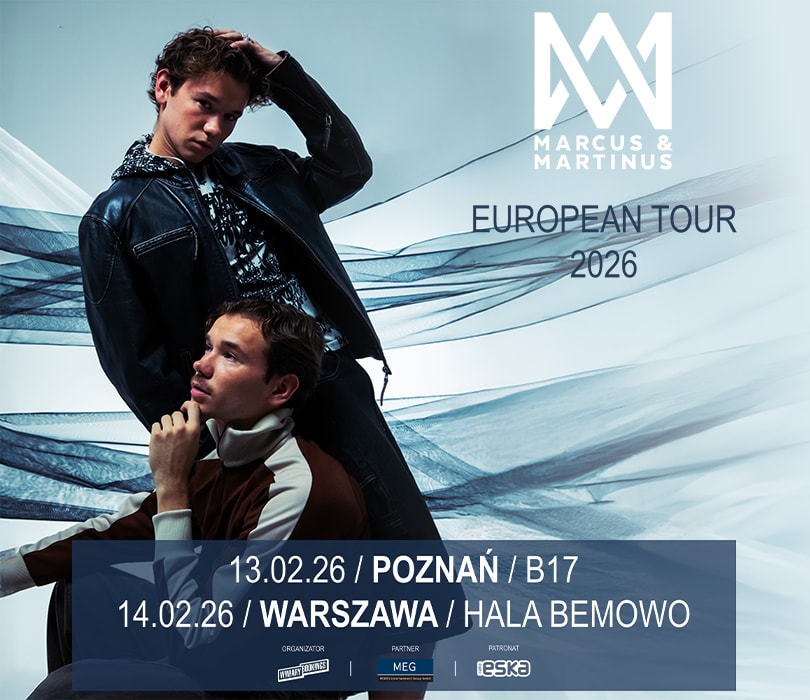 Marcus & Martinus - European Tour 2026 | Bilety na koncert | Poznań ...