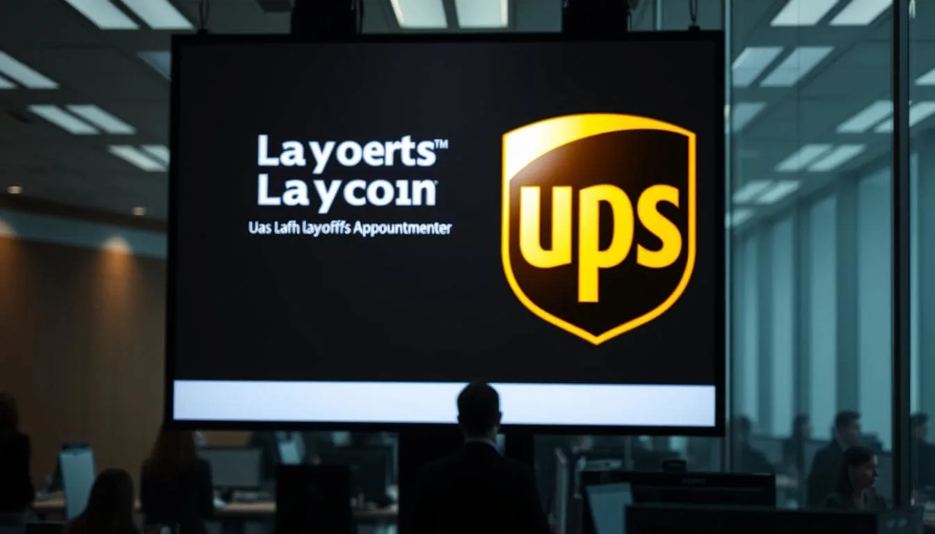 UPS Layoffs Amazon: Why the Logistics Giant Is Cutting 20,000 Jobs Amid E-Commerce Shifts - Newsing