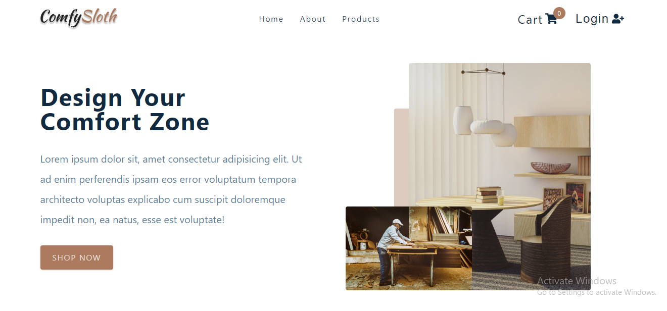 GitHub - kaitcham/comfy_sloth: Comfy Sloth is a full-stack web application that allows it's ...