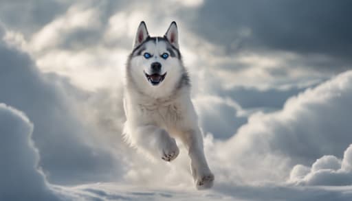 20 Scenarios of Dream Symbol: Flying Husky Dog and Their Interpretation