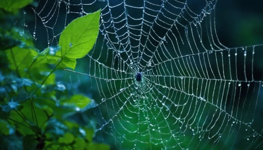 14 Electric Blue Spider Dream Scenarios and Their Potential Interpretations