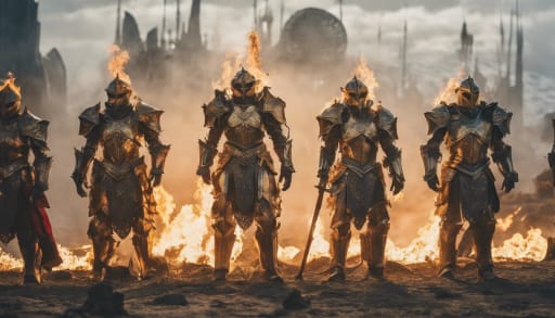 42 Scenarios of Iron Armors Filled with Fire and Their Possible Meanings