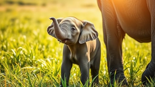 28 Elephant Calf Dream Scenarios and Their Possible Meanings