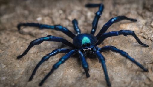 31 Intriguing Scenarios Involving Dark Blue Spiders and Their Potential ...