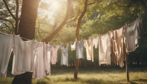 10 Scenarios of Clothes on a Wire and Their Possible Interpretations