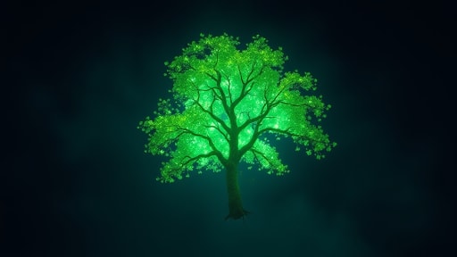 10 Captivating Scenarios of Floating Glowing Green Tree Dream Symbol