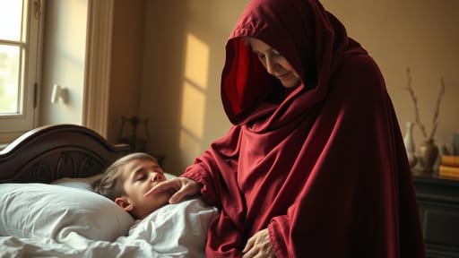 Unveiling the Meaning of the Old Lady in Red Cloak Dream Symbol