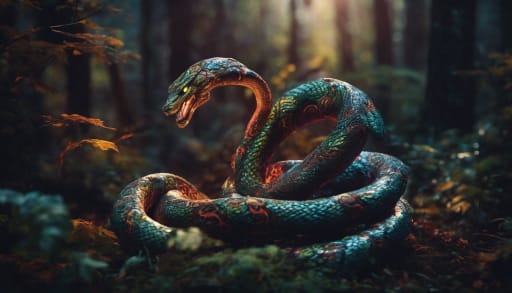 30 Dream Scenarios of Serpent Creatures: Unveiling Hidden Messages
