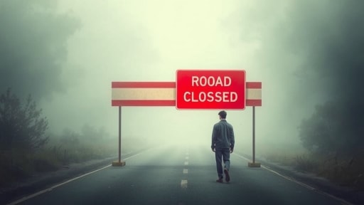 Unveiling the Significance: Dream Symbol Road Closed Sign