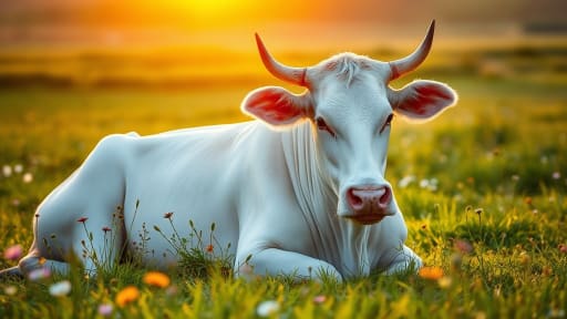 Unveiling the Symbolism of White Brahman Cows in Dreams