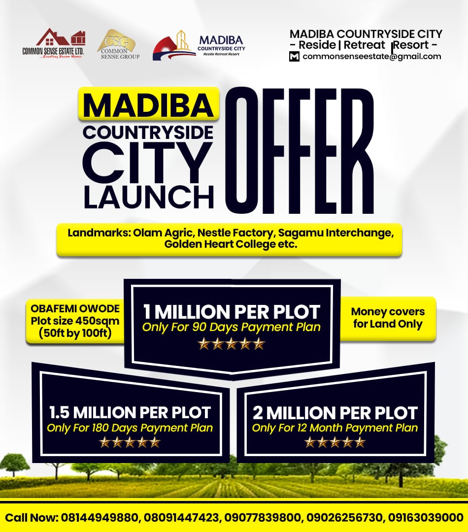 MADIBA COUNTRYSIDE CITY,OBAFEMI OWODE,OGUN STATE | AssetPlus