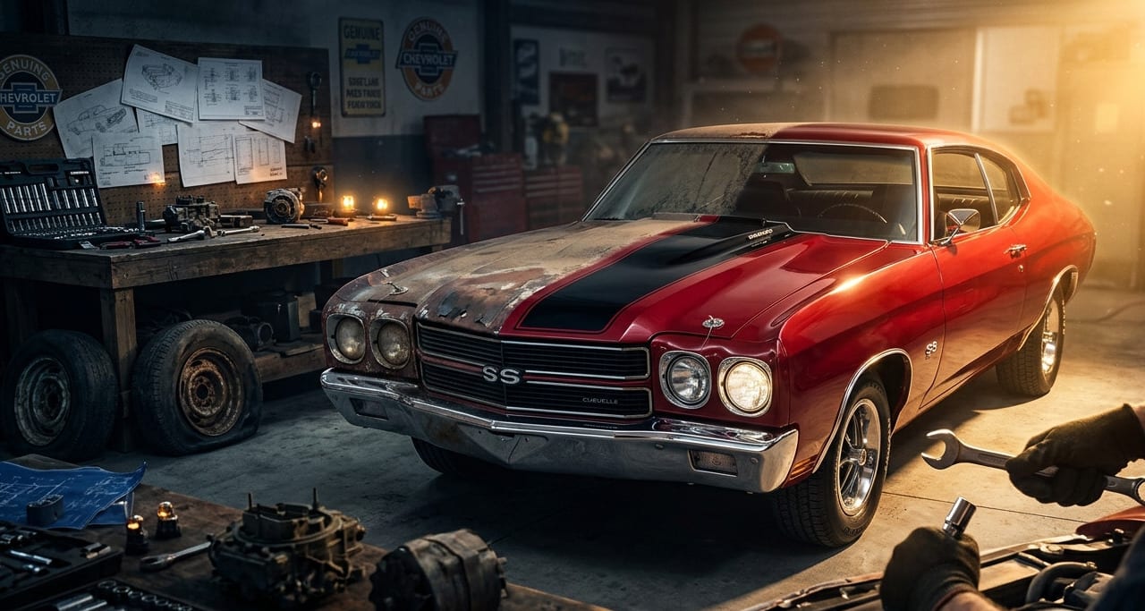 How much does a full frame-off restoration for a Chevrolet Chevelle cost?