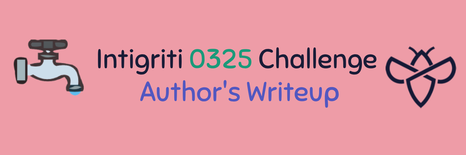 Intigriti 0325 CTF Challenge Author's Writeup - 0x999's Blog