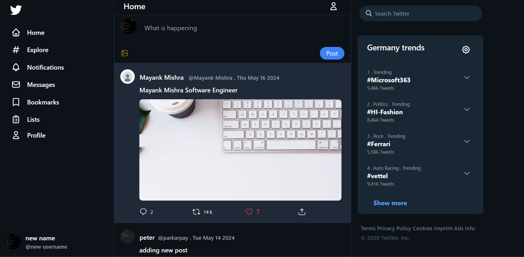 Github Aasuyadav1 Twitter Fullstack Clone Twitter Clone Integrated With My Twitter Api
