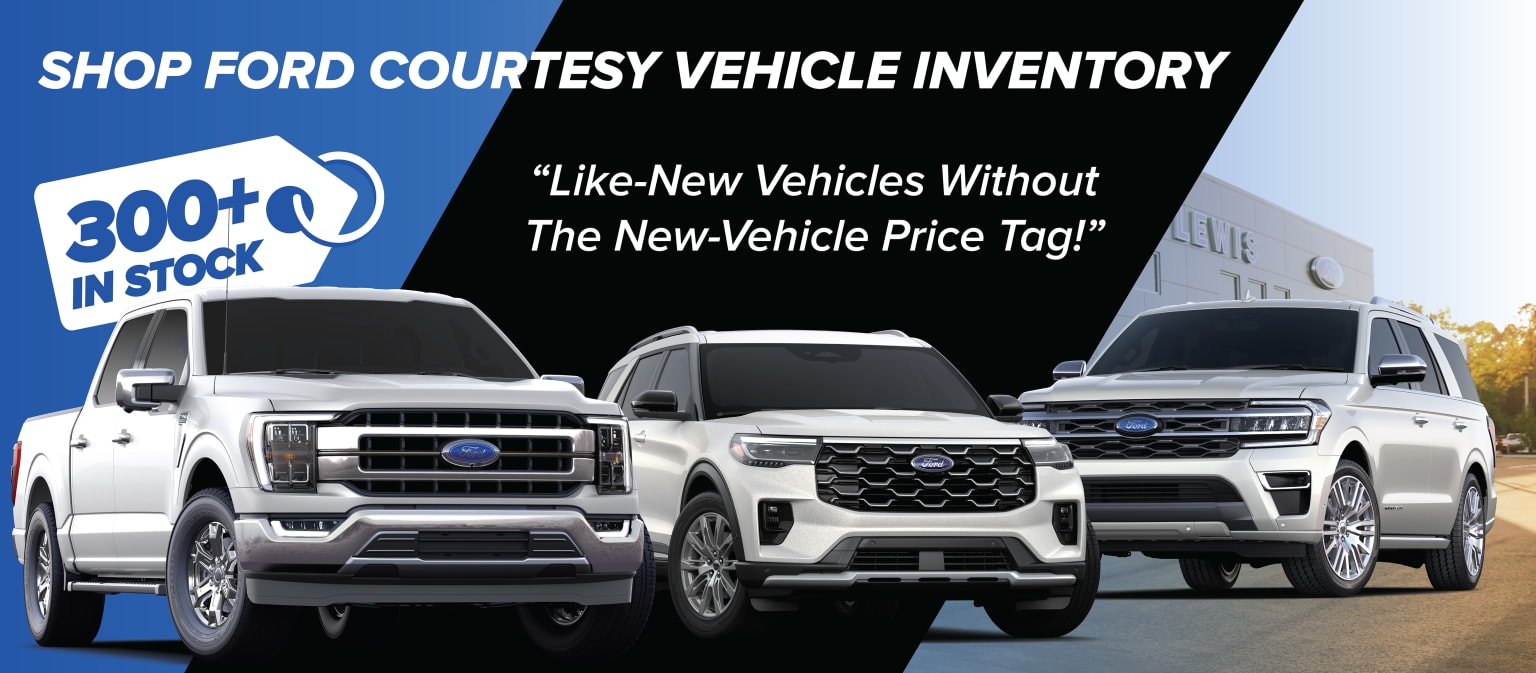 Loaner Vehicles | J.C. Lewis Ford Pooler