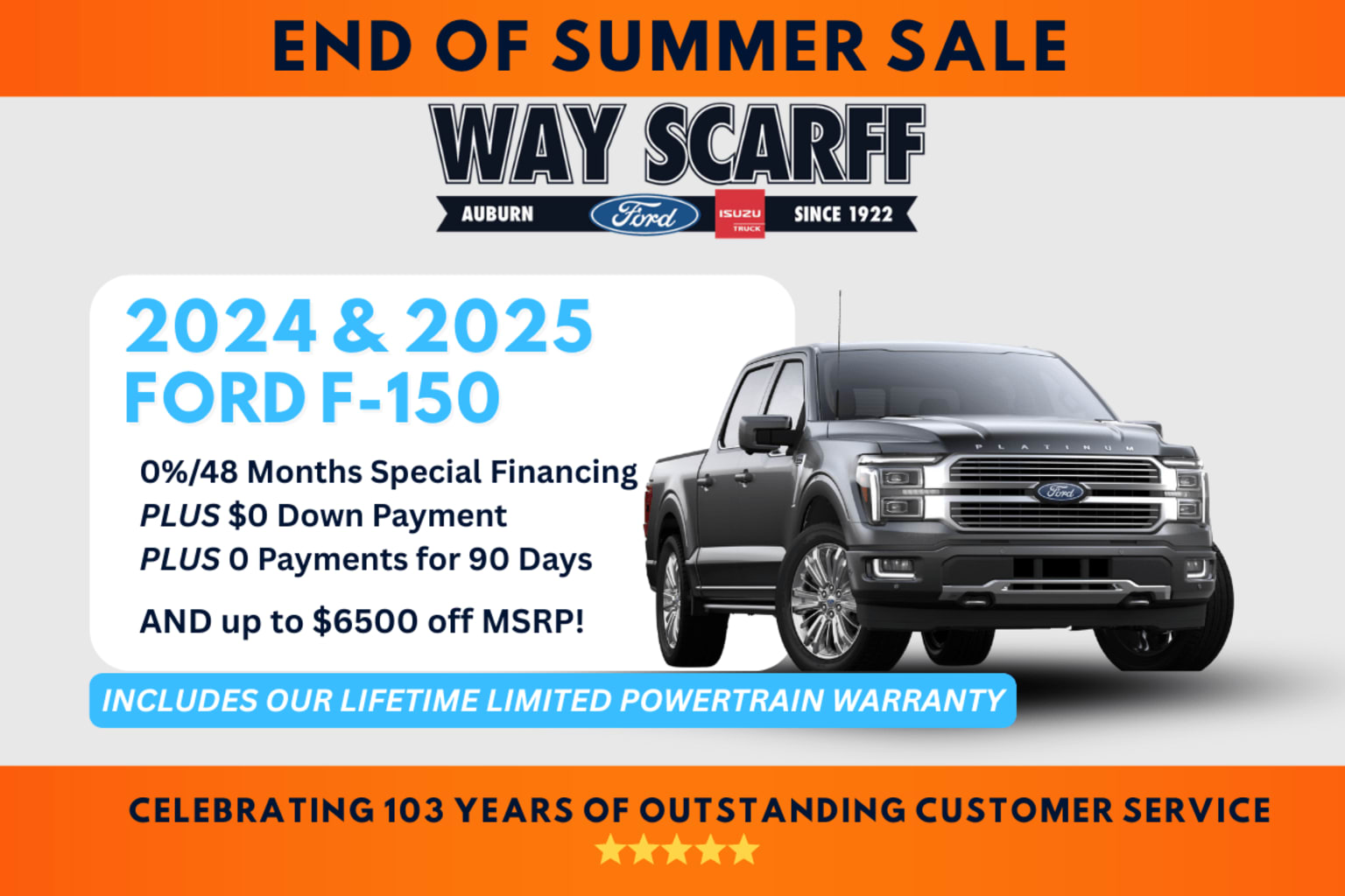 New Vehicle Specials | Way Scarff Ford