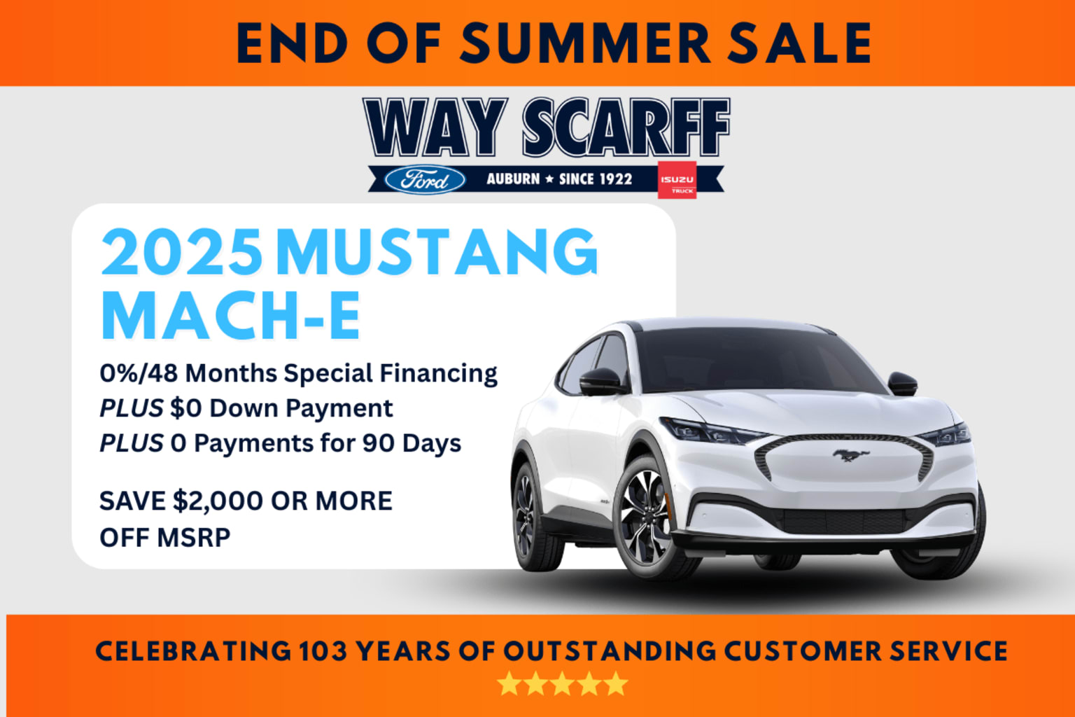 New Vehicle Specials | Way Scarff Ford