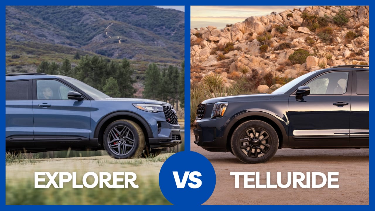 2025 Ford Explorer vs Kia Telluride: SUV Showdown | J.C. Lewis Ford Pooler