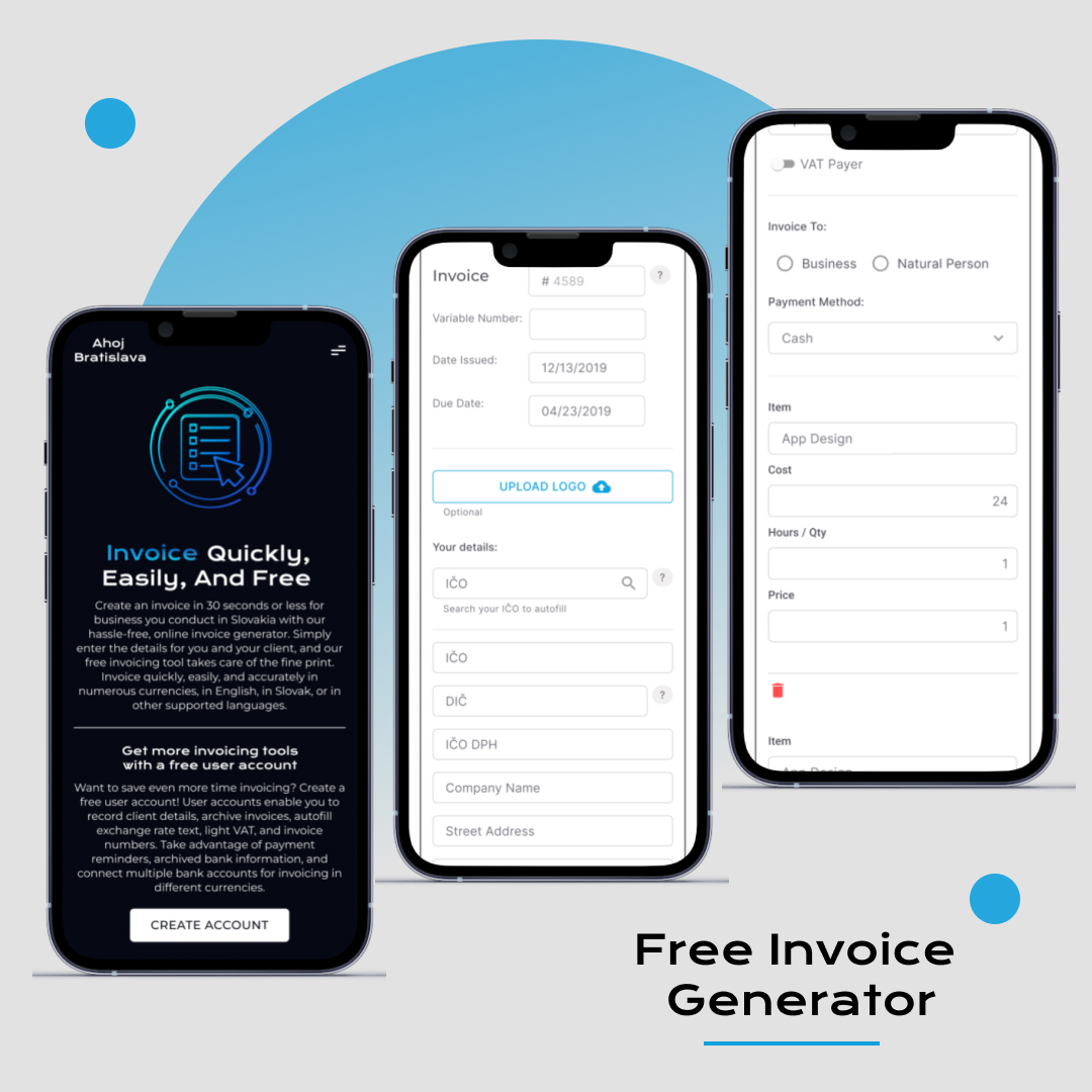 Free Online Invoicing for Slovak Businesses