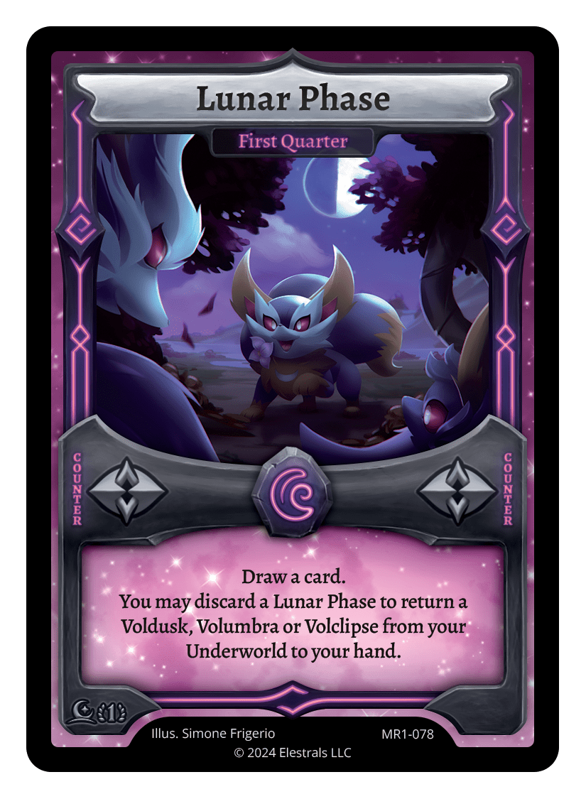 Lunar Phase - First Quarter | Collect! Elestrals