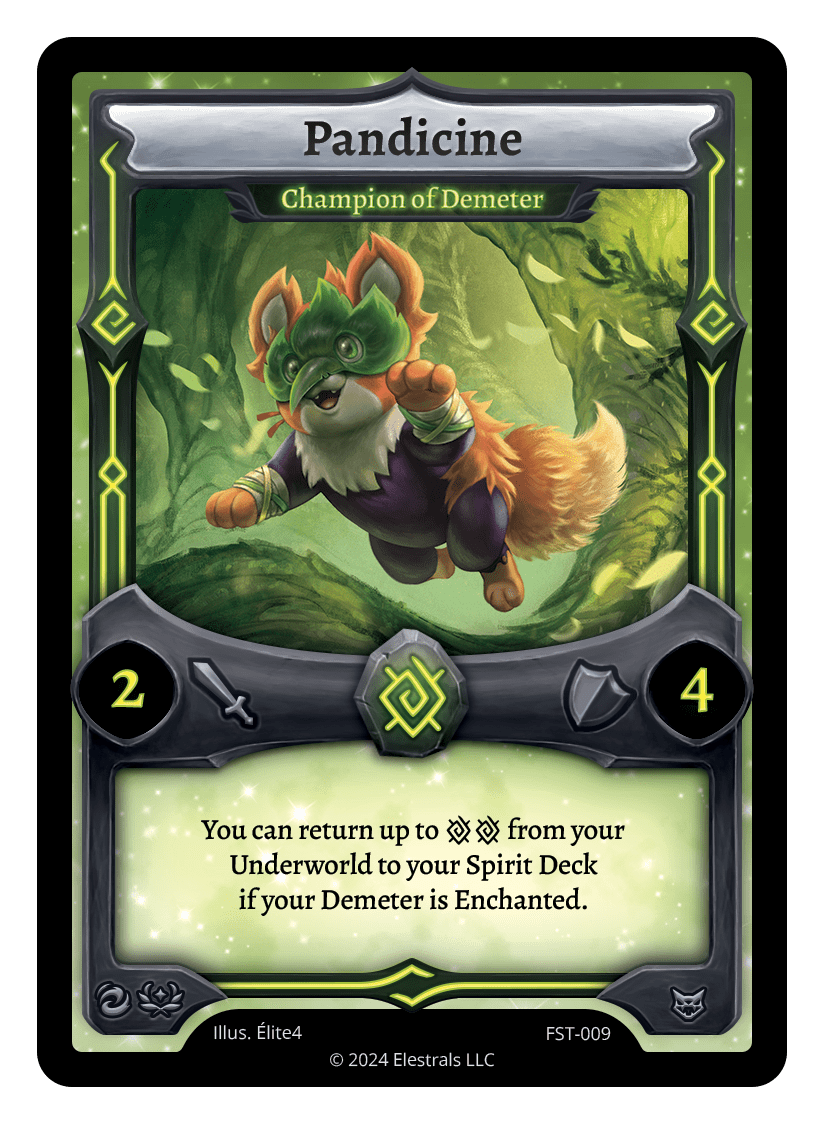 Pandicine - Champion of Demeter | Collect! Elestrals