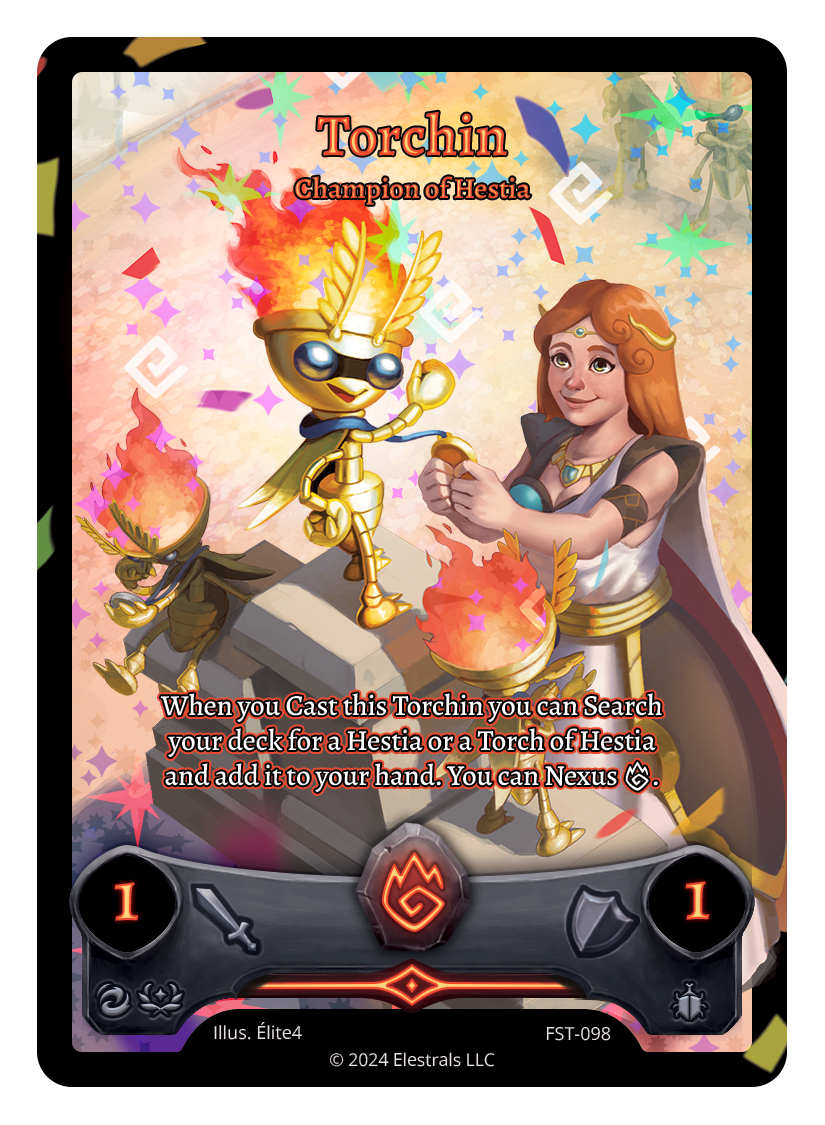 Torchin - Champion of Hestia | Collect! Elestrals