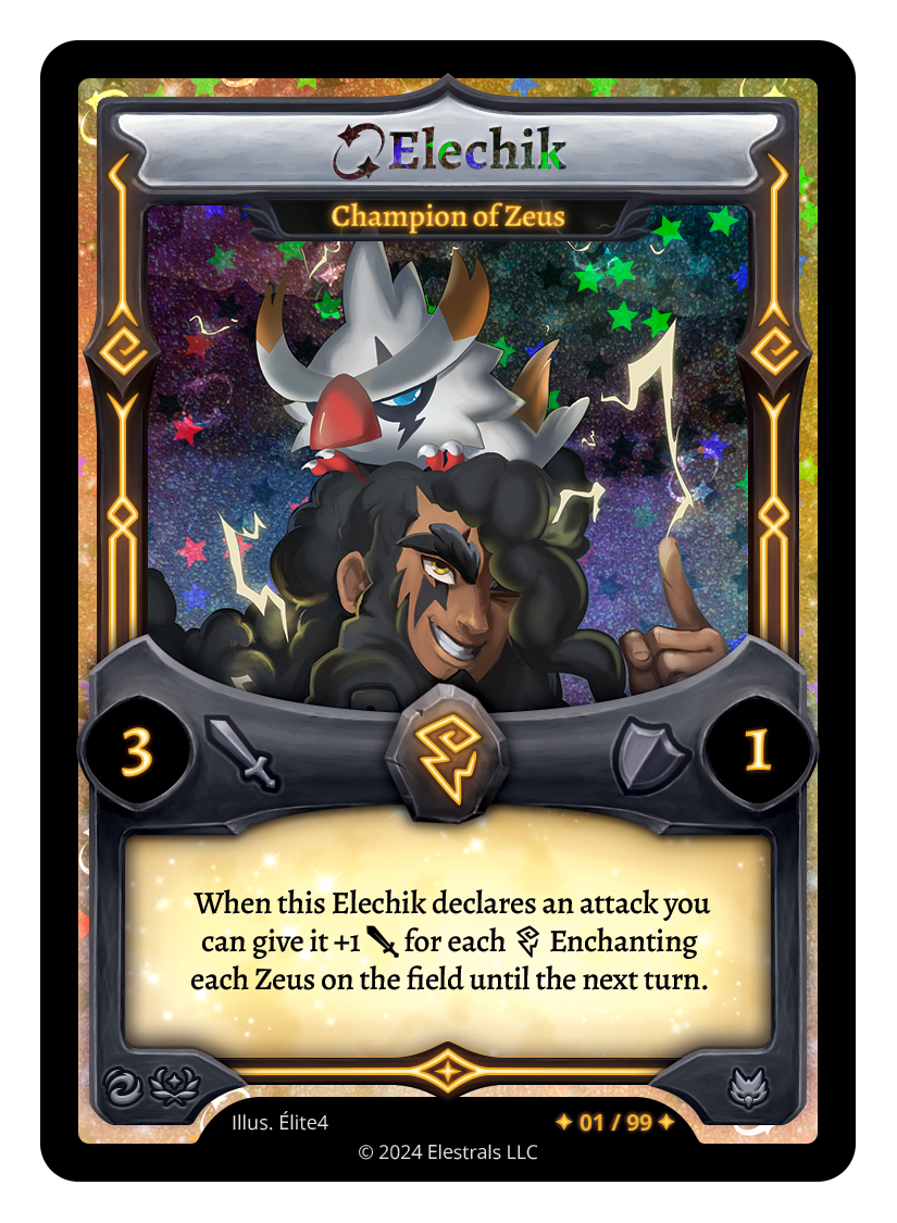 Elechik - Champion of Zeus | Collect! Elestrals