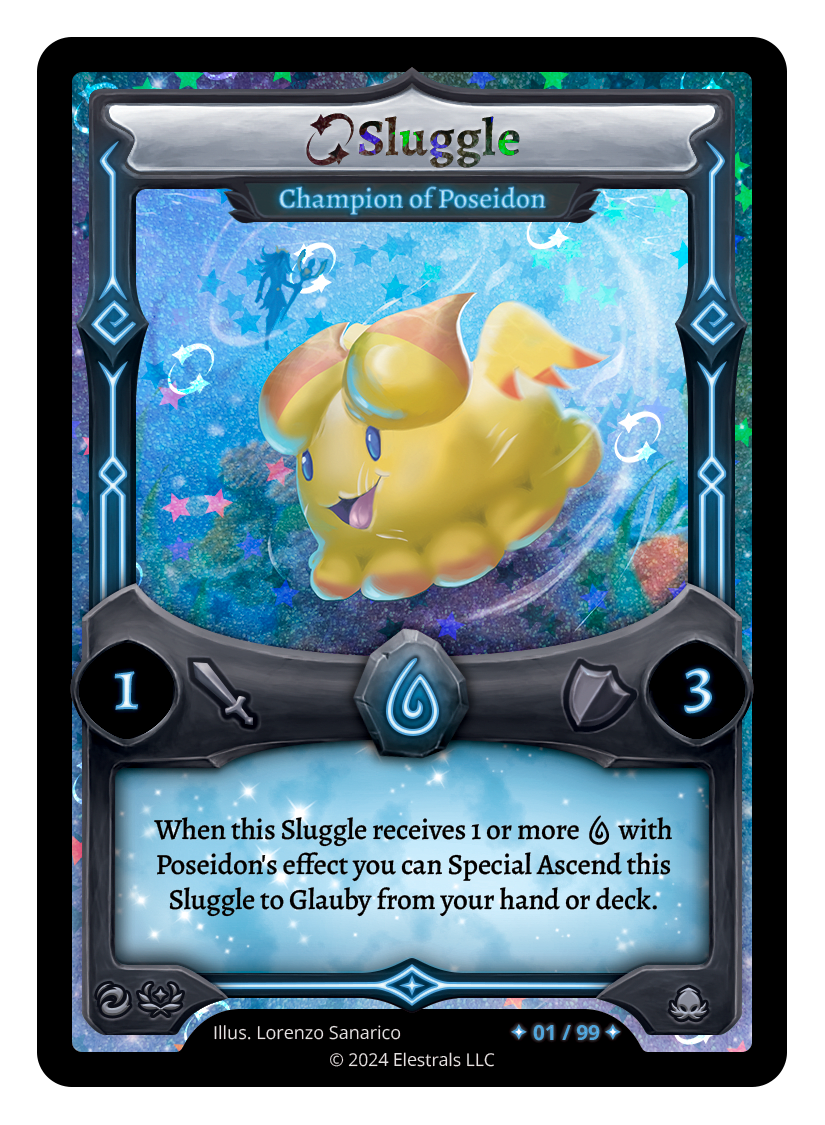 Sluggle - Champion of Poseidon | Collect! Elestrals