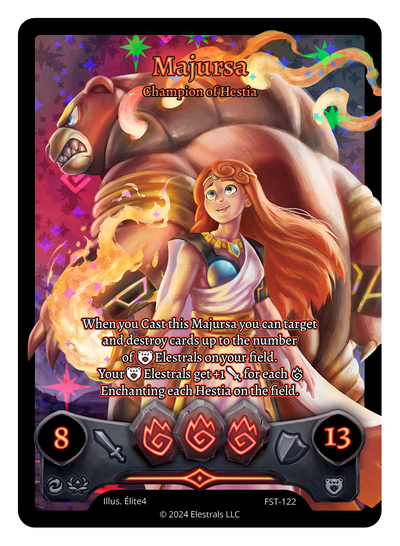Majursa - Champion of Hestia | Collect! Elestrals
