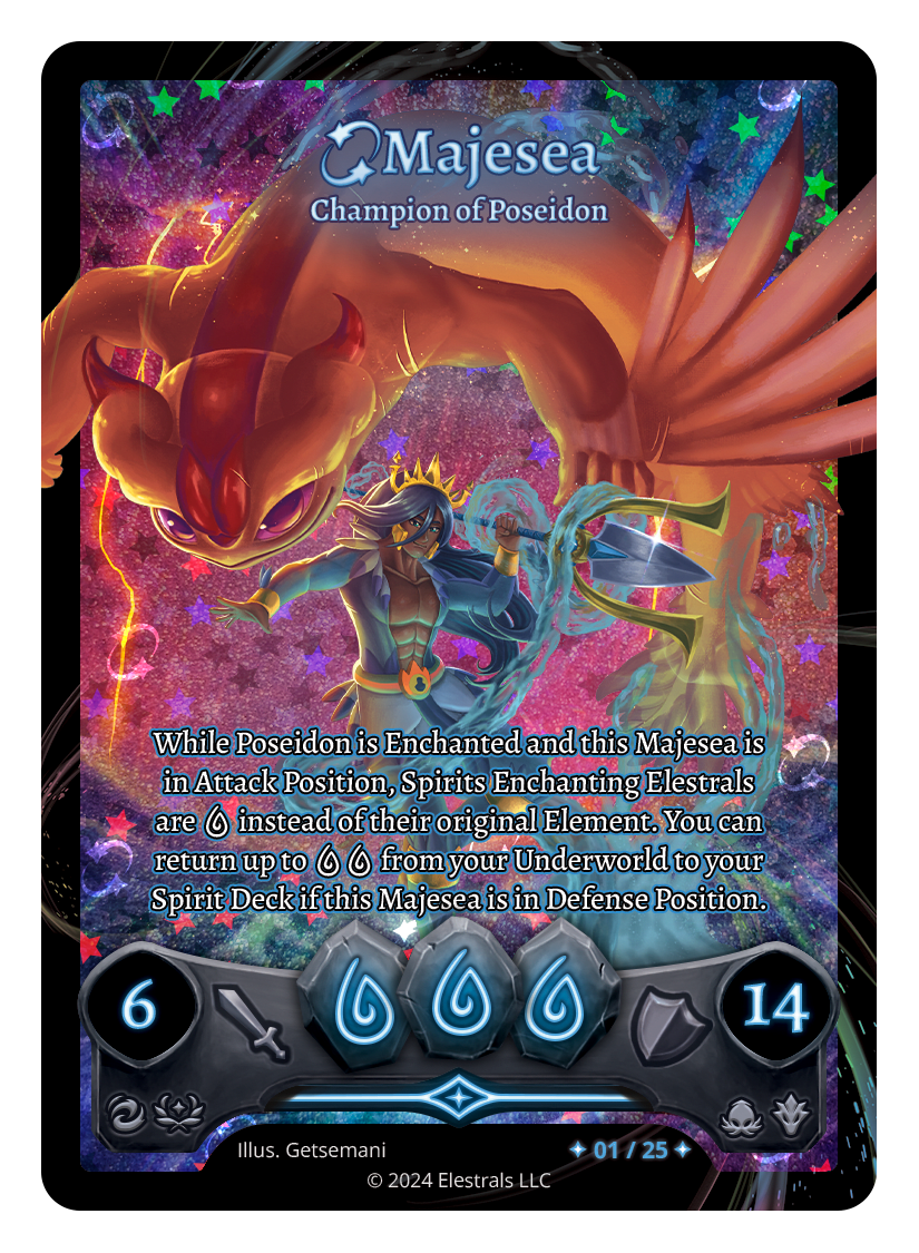 Majesea - Champion of Poseidon | Collect! Elestrals