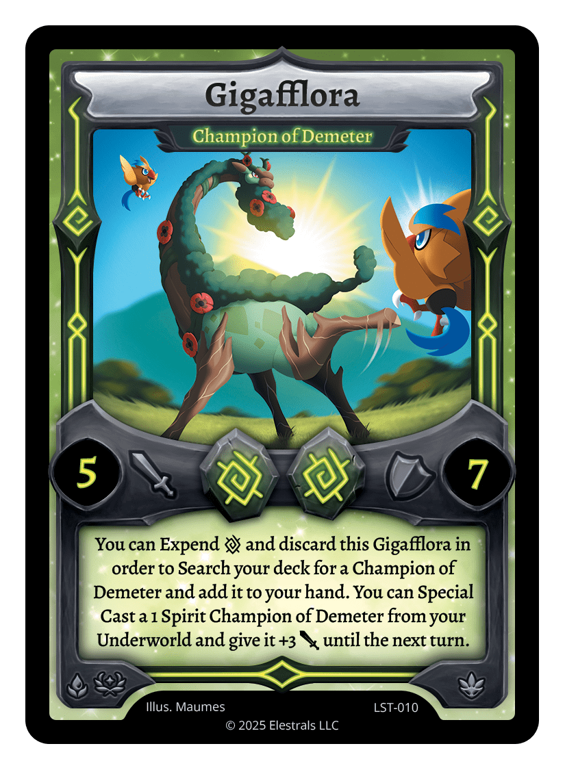 Gigafflora - Champion of Demeter | Collect! Elestrals