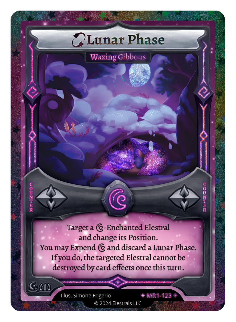 Lunar Phase - Waxing Gibbous | Collect! Elestrals