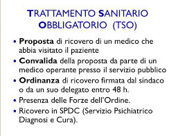 IL TRATTAMENTO SANITARIO OBBLIGATORIO, LA NORMATIVA DI RIFERIMENTO ...