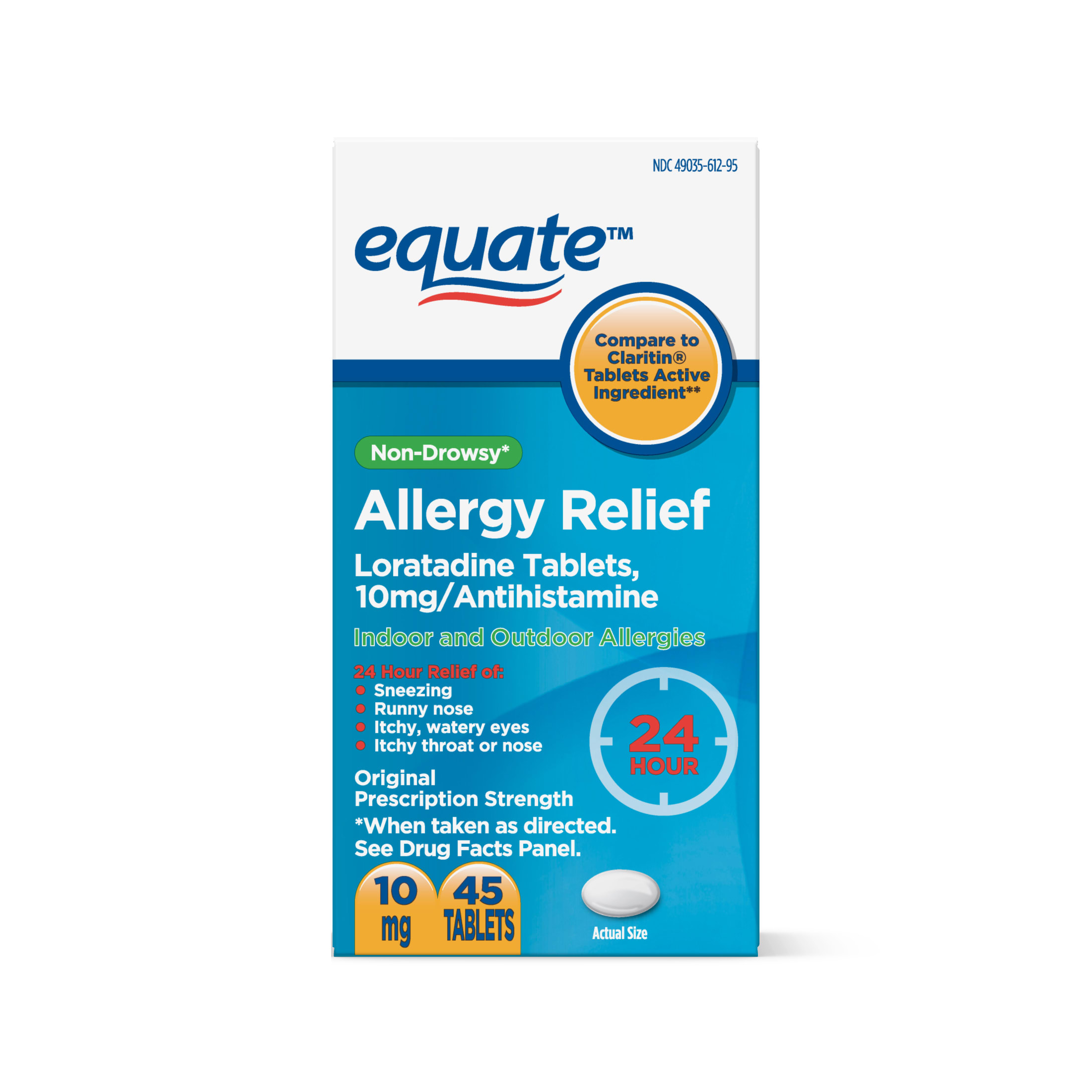 Equate Maximum Strength Severe Allergy Plus Sinus Headache Caplets 20