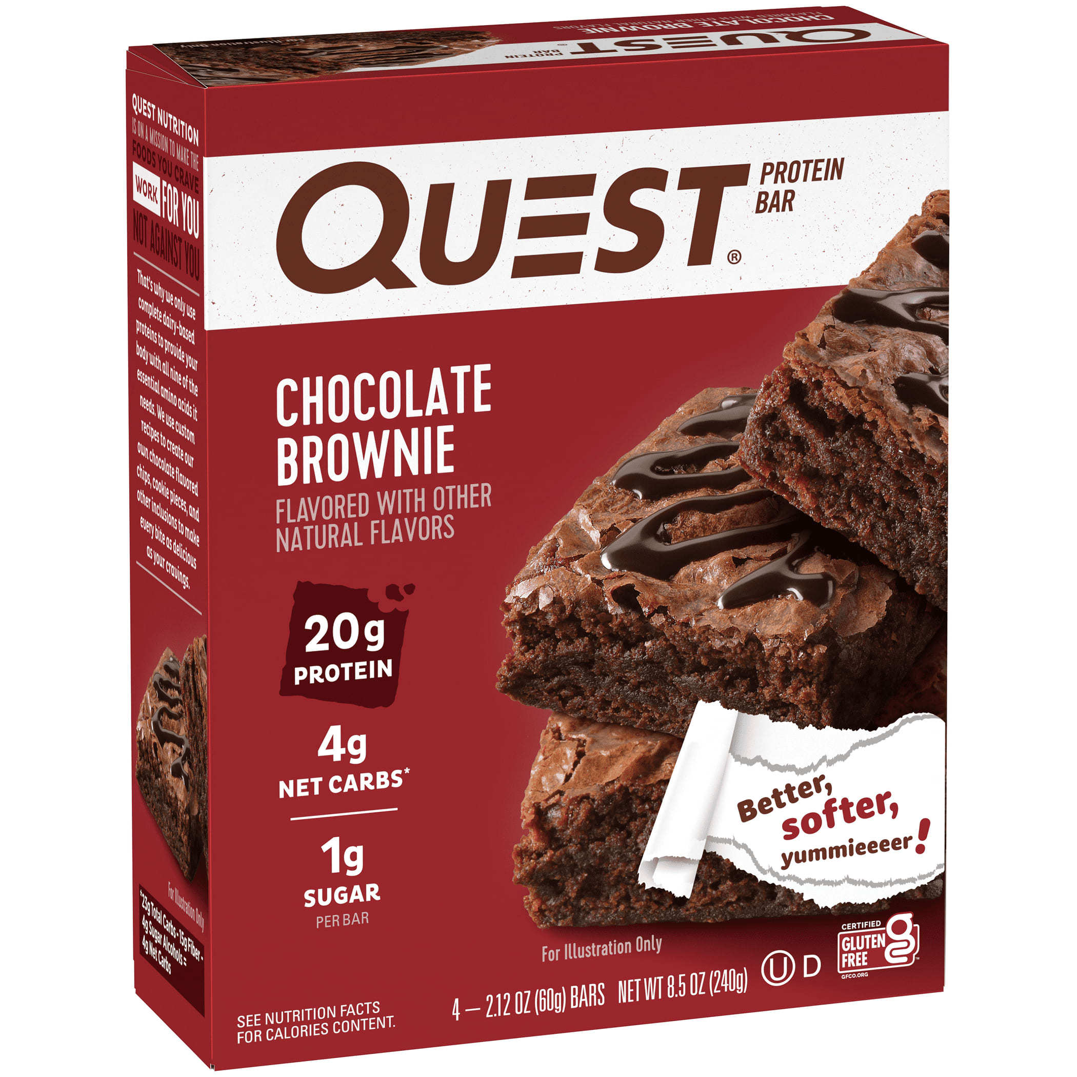 Quest Protein Bar, Smores, 20g Protein, 4 Ct - DroneUp Delivery Quest Protein Bar, Smores, 20g Protein, 4 Ct - DroneUp Delivery