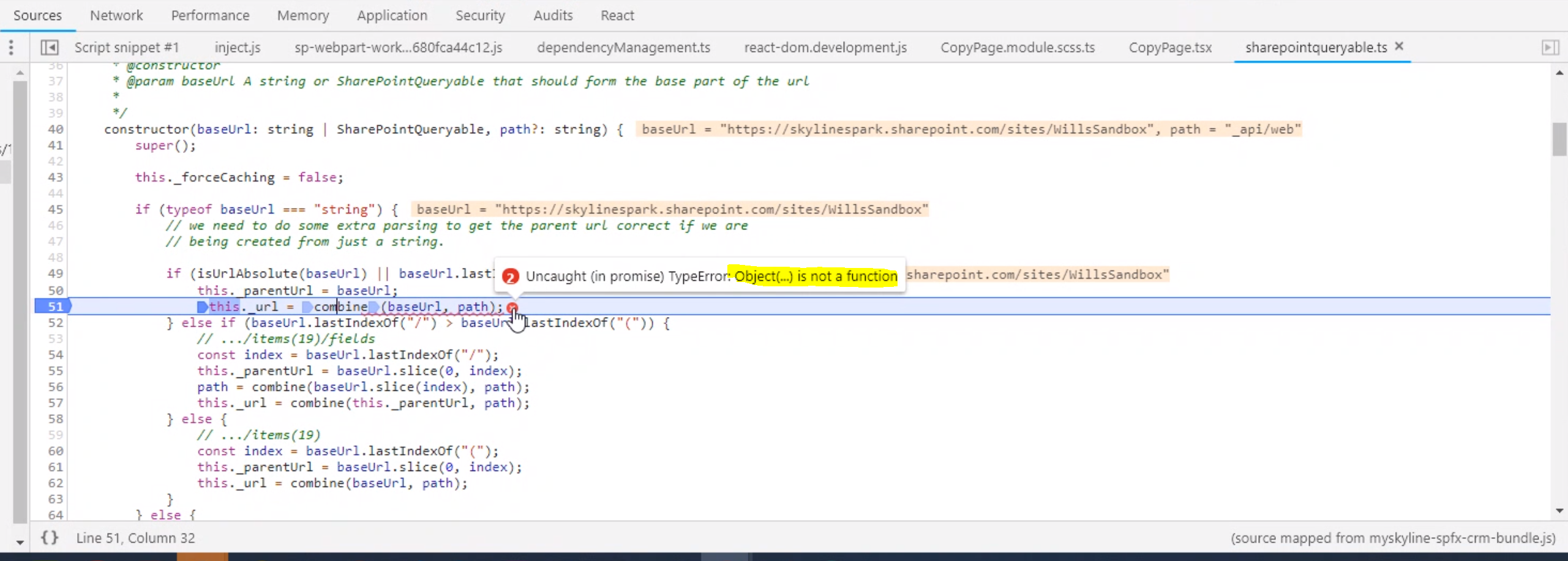 Can not create a Web with "new Web(siteUrl)" · Issue #513 · pnp/pnpjs · GitHub