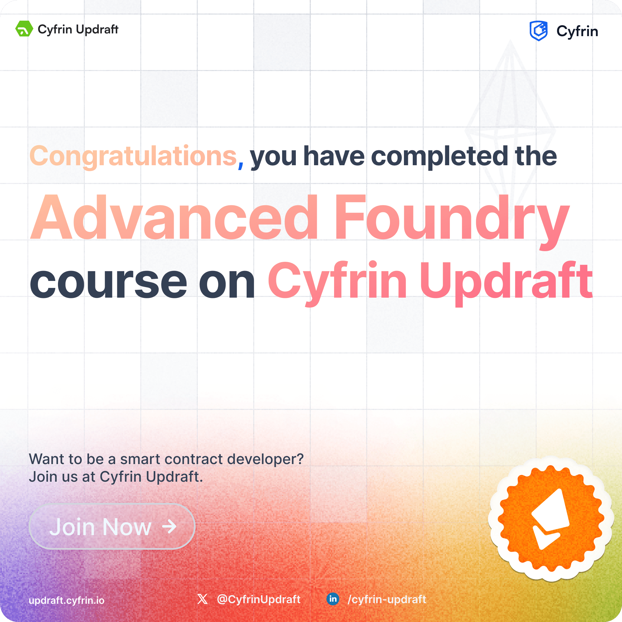 Completed | Advanced Foundry