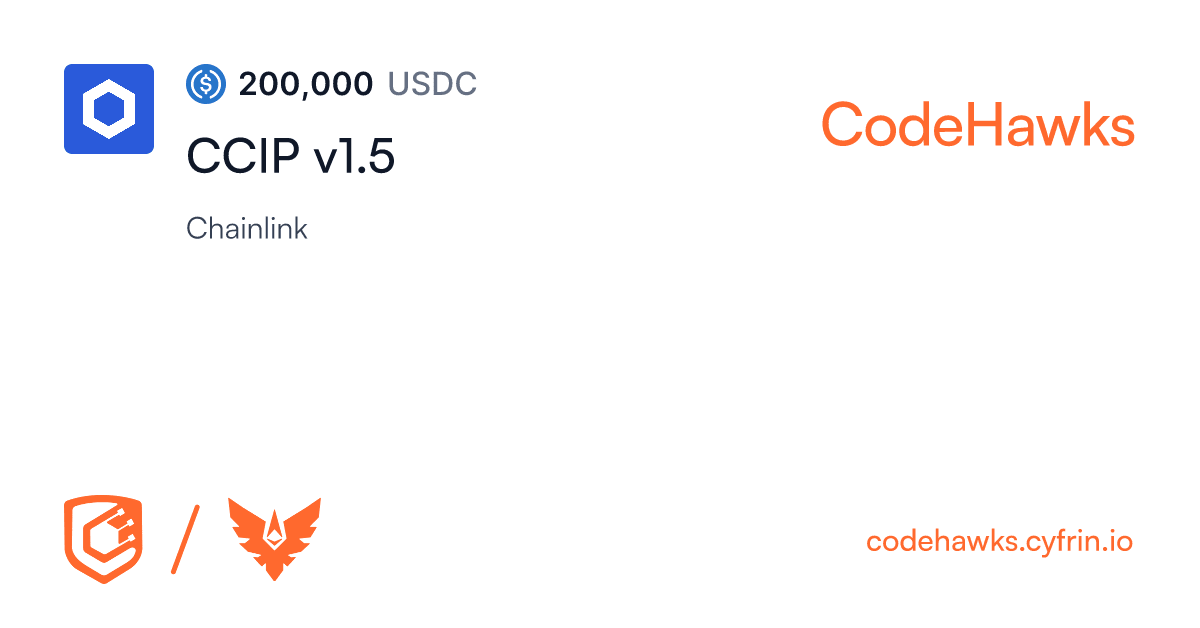 Cyfrin CodeHawks | CCIP v1.5