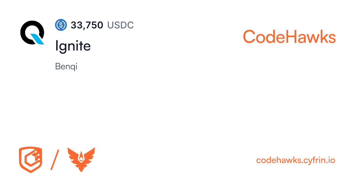 Cyfrin CodeHawks | Ignite