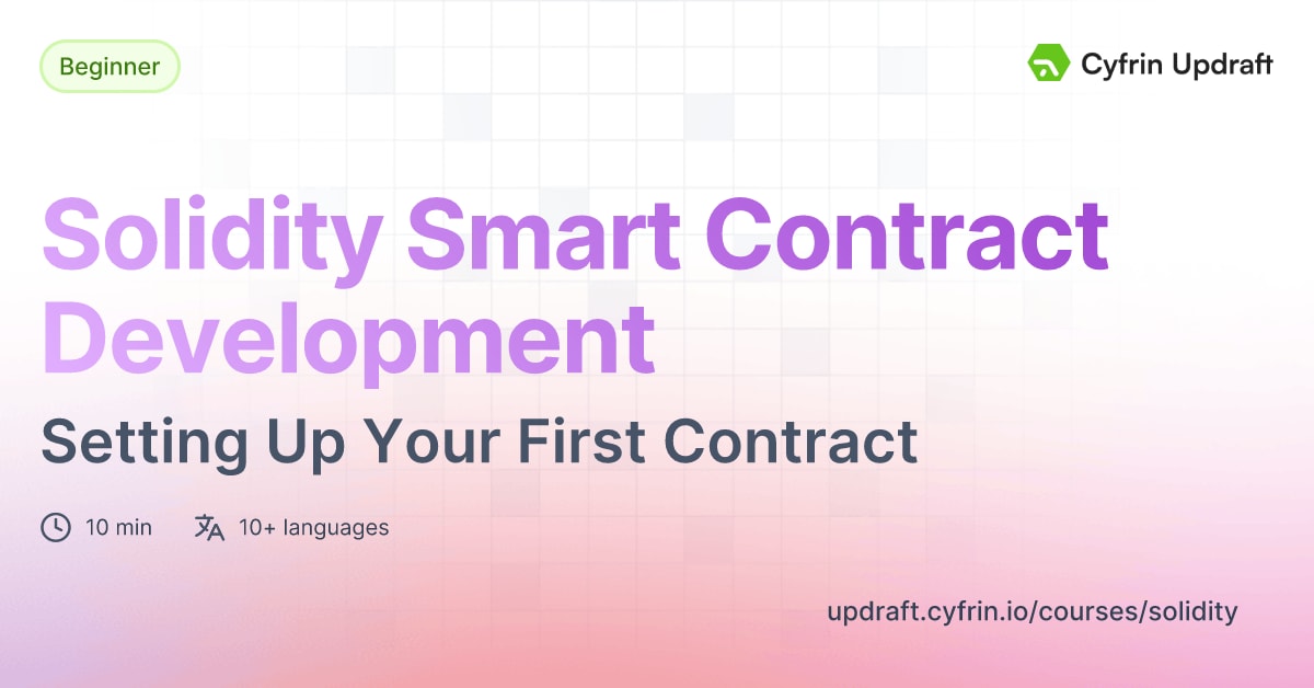 Video: Simple Storage - Setting Up Your First Contract - Solidity Smart Contract Development