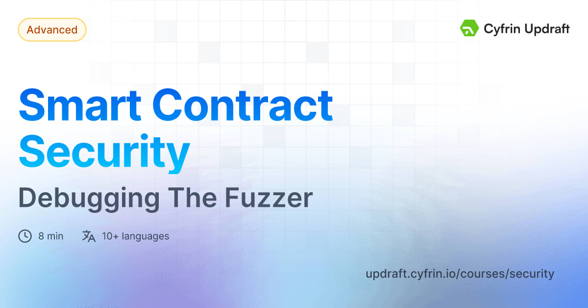 Video: TSwap - Debugging The Fuzzer - Smart Contract Security
