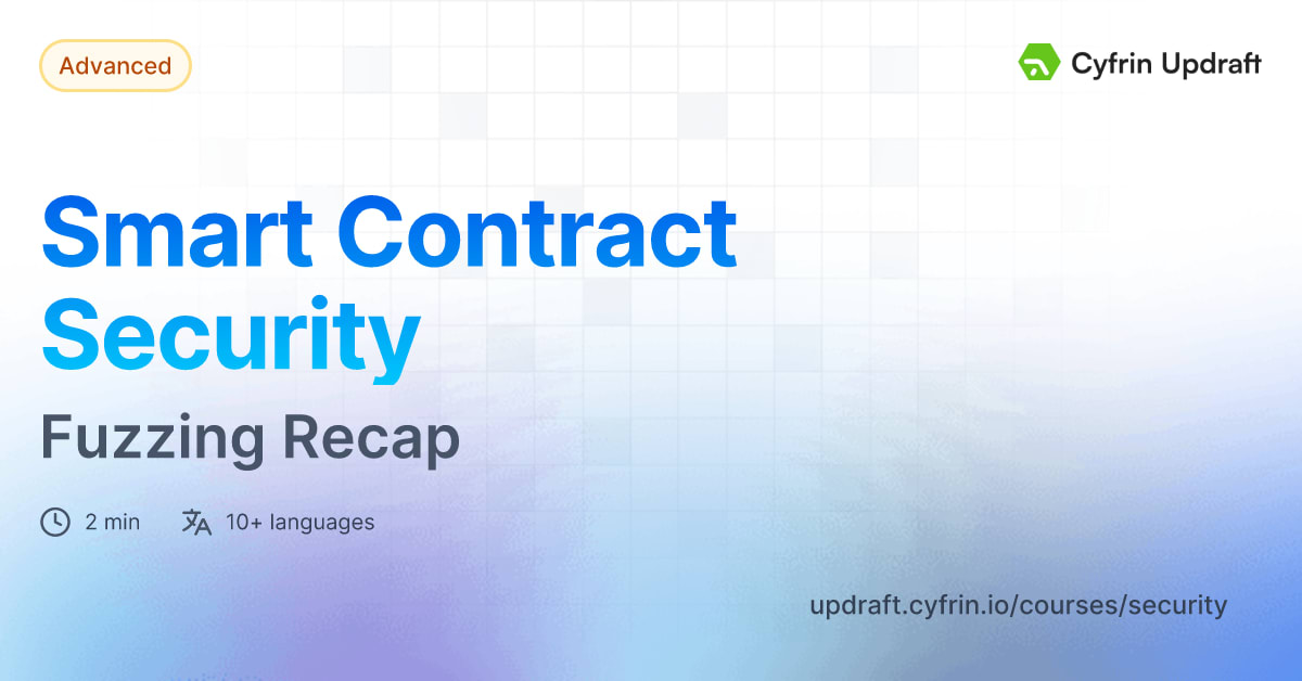 Video: TSwap - Fuzzing Recap - Smart Contract Security
