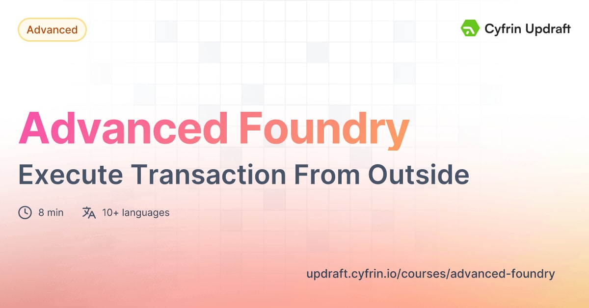 Video: Account Abstraction - Execute Transaction From Outside ...