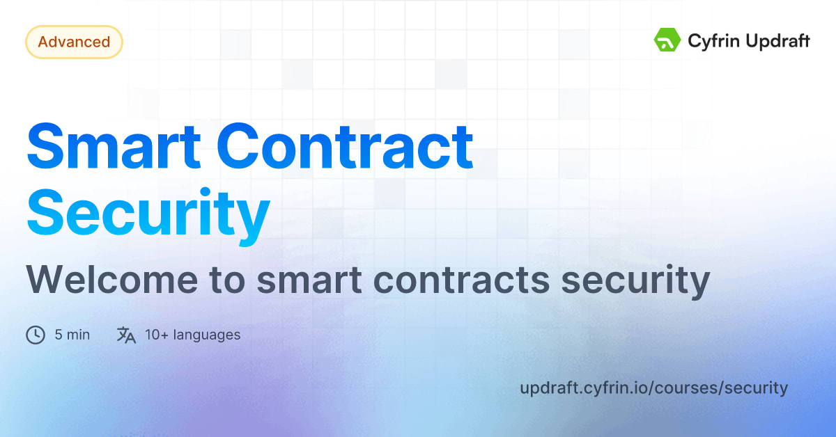 Smart Contract Security Welcome To Smart Contracts Security
