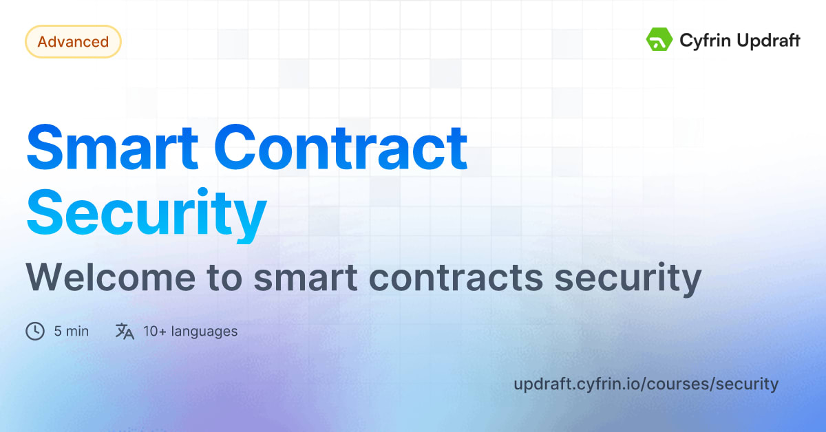 Video: Course Introduction - Welcome to smart contracts security ...