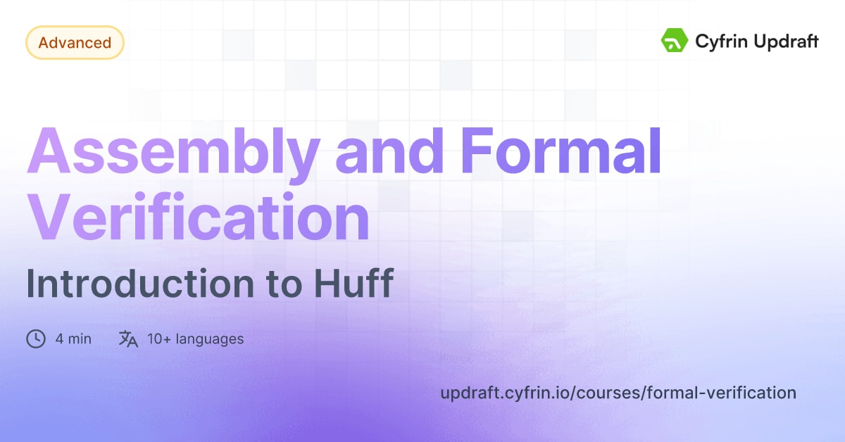 Video: Horse Store - Introduction to Huff - Assembly and Formal Verification