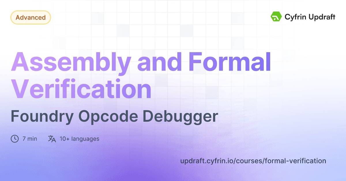 Video: Horse Store - Foundry Opcode Debugger - Assembly and Formal ...