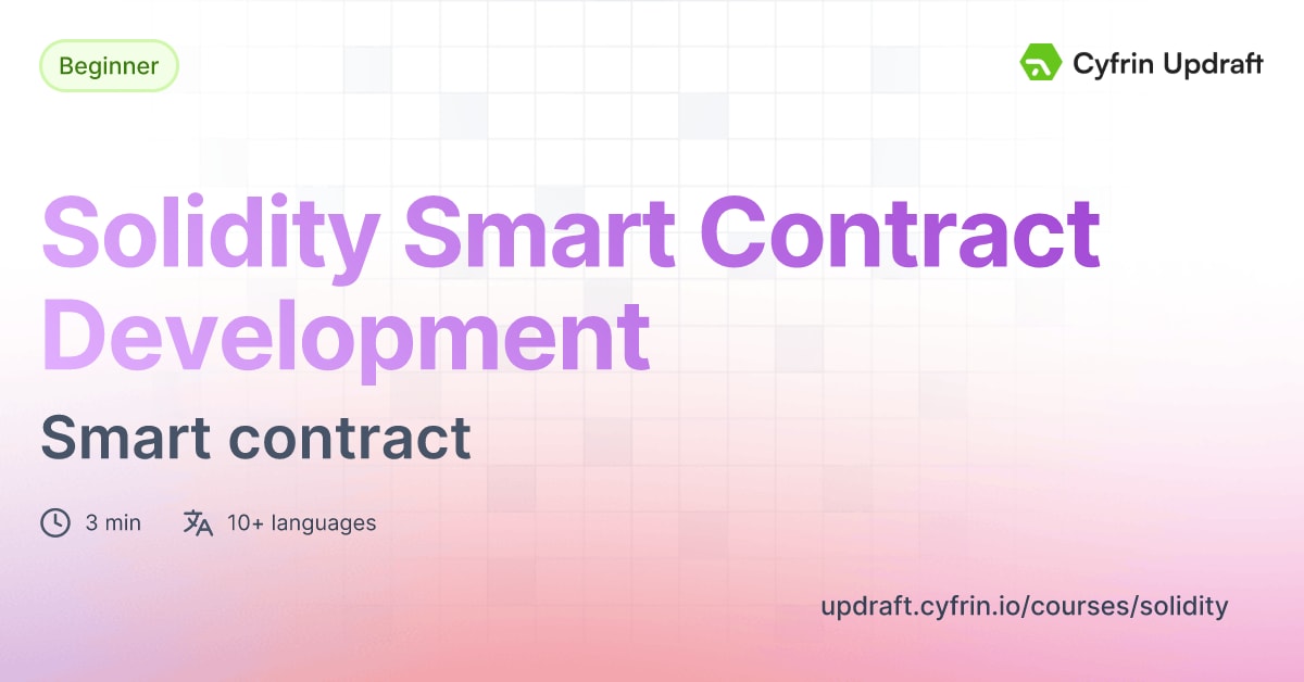 Video: Fund Me - Smart contract constructor - Solidity Smart Contract Development