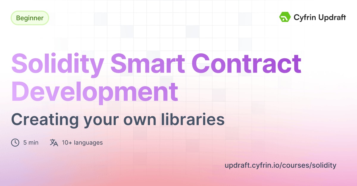 Video: Fund Me - Creating your own libraries - Solidity Smart Contract ...